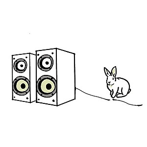 CafePress Speaker Bunny Mug Ceramic Coffee Mug, Tea Cup 11 oz