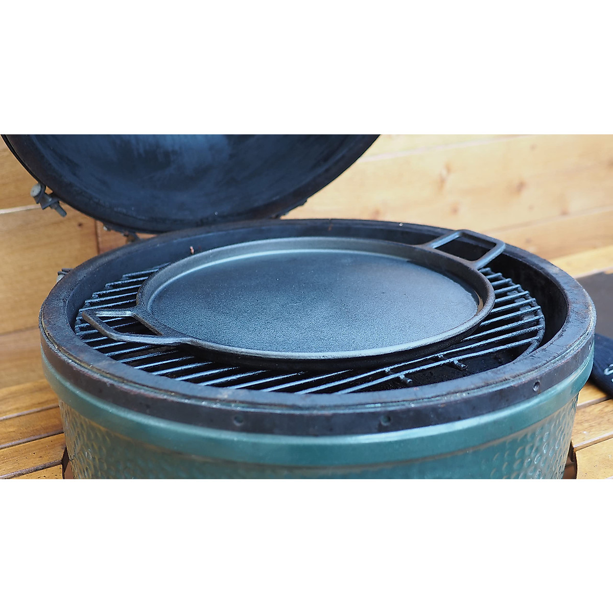 PitMaster King Cast Iron Pizza Stone 4-Pk Complete Kit