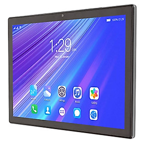 Tablet Silver Gray 10 Inch Tablet Type C Front Loading 8.0 Mega Pixels for Kids for Home (US Plug)
