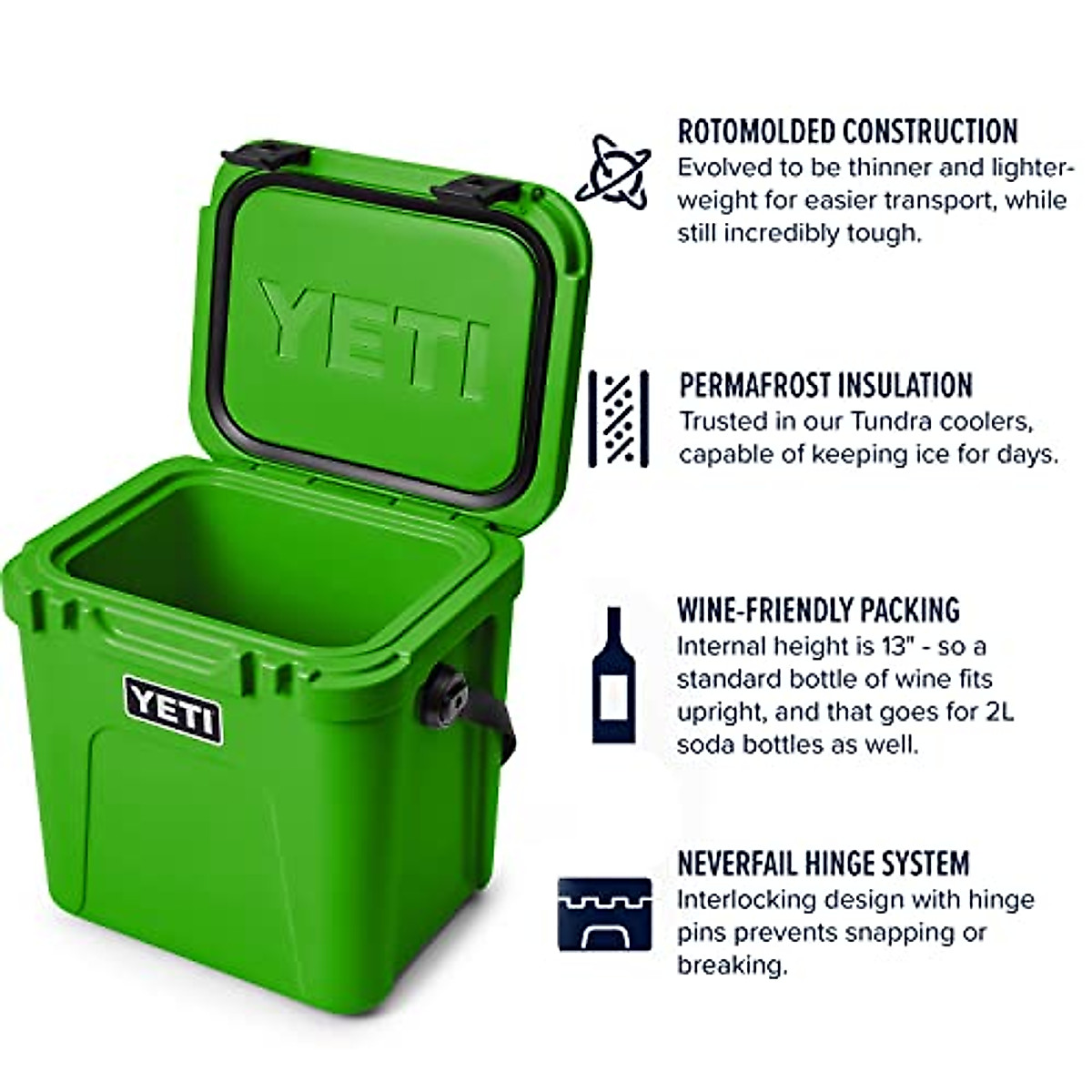 YETI Roadie 24 Cooler, Canopy Green