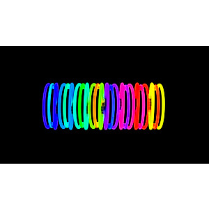 Glow Sticks 207Pcs Bulk Party Pack 8” Glow In The Dark Sticks Glow Party Supplies Bracelets And Glow Eyeglasses And Necklaces Earrings Favors For You... (207PCS)