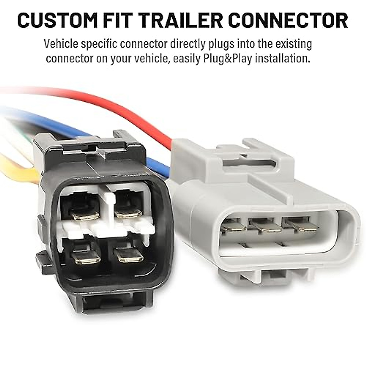 Oyviny Multi-Tow 4 and 7 Way Trailer Wiring Adapter for 2003-2006 Toyota Tundra, Tundra Towing Harness Tundra Trailer Hitch Wiring, Factory Tow Package Required