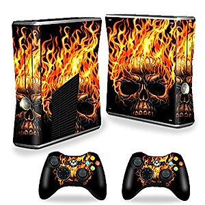 MightySkins Skin Compatible with X-Box 360 Xbox 360 S Console - Hot Head | Protective, Durable, and Unique Vinyl Decal wrap Cover | Easy to Apply, Remove, and Change Styles | Made in The USA