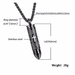 VIUJUH Urn Necklace, Cremation Urn Necklace for Ashes, Celtic Keepsake Memorial Pendant Waterproof Jewelry, Stainless Steel Locket (Silver-Spanish version)