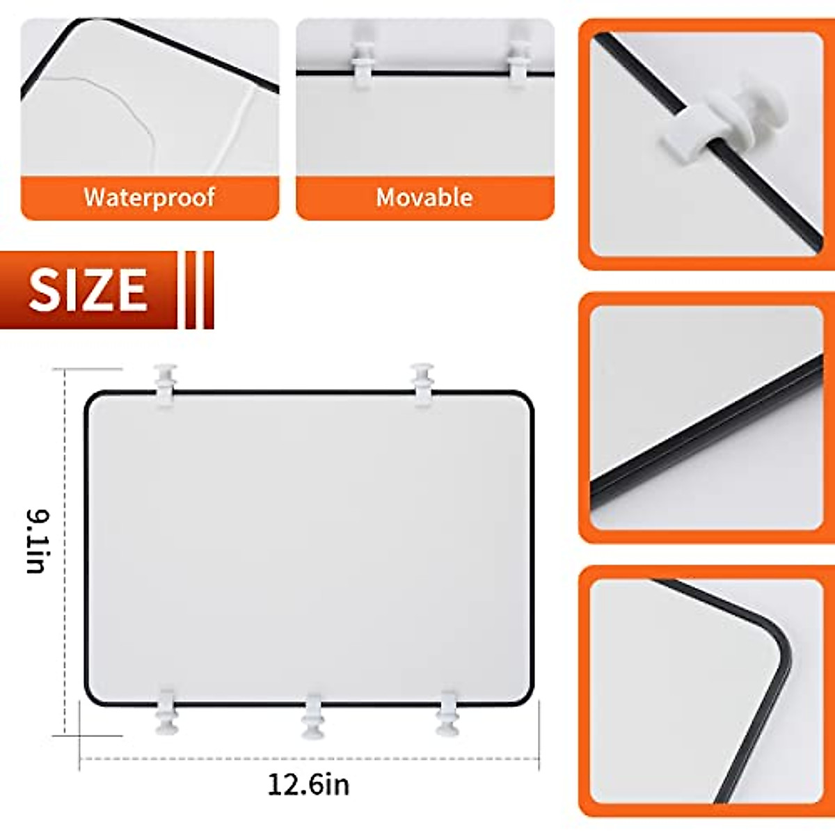 Ioyaauy Bogg Bag Divider Tray, Compatible with Large X Bagg Bag 19x15x9.5inch, Divider Tray for Bogg Bag Accessories Help with Organizing Bogg Bag and Divide Space(Black-2PCS)