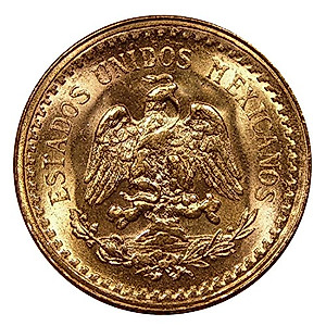 1945 Mexico 2 1/2 Pesos Gold Coin