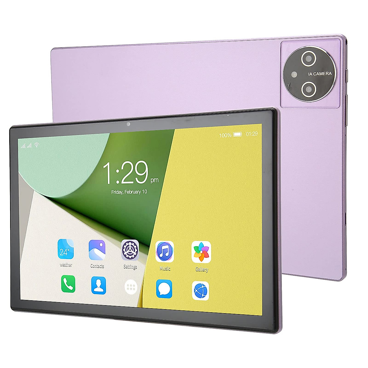 10.1 Inch Tablet 1960 X 1080 FHD 5G WiFi 4G Calling Tablet 8GB RAM 256GB ROM 8 Core CPU 7000mAh Battery HD Tablet Builtin Stereo Dual Speakers Office Travel Use (#1)