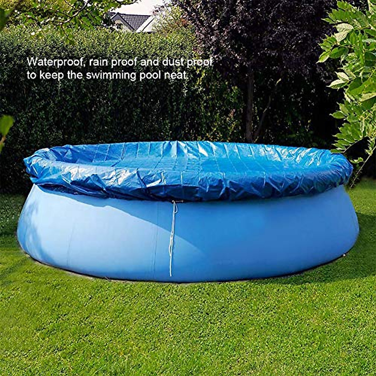Taidda- Swimming Pool Accessories, Durable Rain Proof and Dust Proof Dust Proof Swimming Pool Cover, Garden for Swimming Pool280Cm Diameter