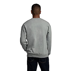 Fruit of the Loom Men's Moisture Wicking Eversoft Fleece Sweatshirt, Grey Heather, X-Large