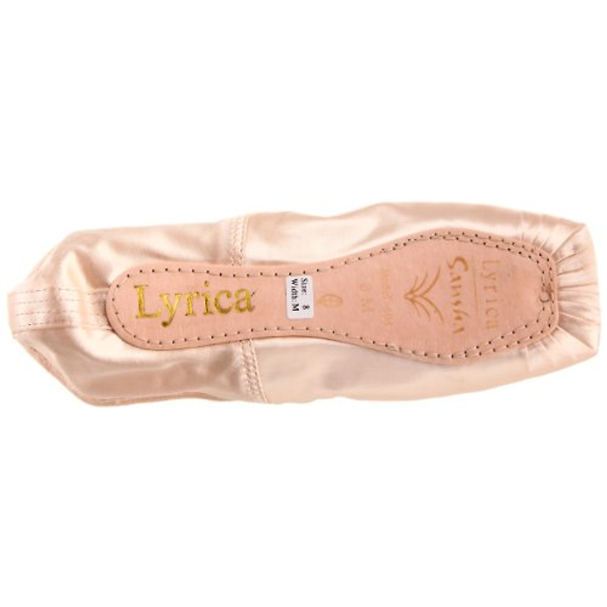 Sansha Women's LYRICA-W, Peach/Pink/Satin, 6 M US