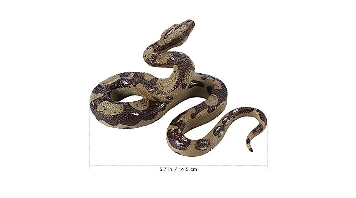 STOBOK Realistic Snake Toy | Halloween Prank Prop & Decor