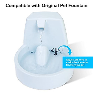 SanKlev SP-400LV Cat and Dog Water Fountain Pump with Grommet,USB Replacement Pump for Original Mini Pet Fountain
