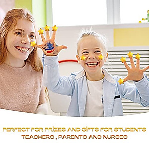 BLMHTWO 500pcs 1 Inch Star Stickers Gold Star Stickers Gold Stickers Foil Holographic Self-Adhesive Star Stickers for Kids Reward Behavior Chart Student Planner Classroom Teacher Supplies