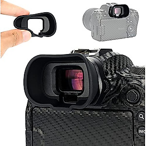 EOS R6 Mark II R6 R5 R5C Eyecup Eyepiece，Soft Silicon Extended Camera Eye Cup Viewfinder Special Designed for Canon EOS R6 Mark II R6 R5 R5C R5 C Full-Frame Mirrorless Camera