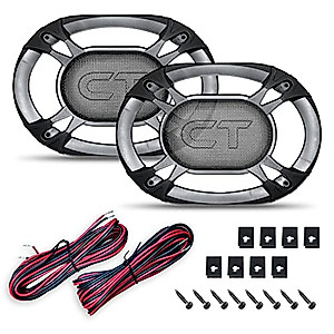 CT Sounds BIO-6X9-COX 6x9 Inch Coaxial Car Speakers, 200 Watts Max, Pair