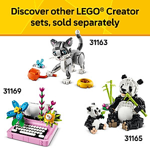 LEGO Creator 3 in 1 Cute Bunny Toy - Building Toy Set with 3 Build Options, Bunny, Seal, or Llama - Easter Basket Gift & Craft - Animal Figures for Kids, Girls and Boys, Ages 8+ - 31162
