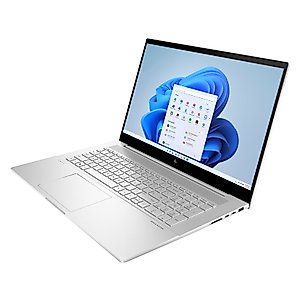HP 2023 Envy Laptop 17.3" FHD IPS Touchscreen 12-Core 12th Intel Core i7-1260P Iris Xe Graphics 64GB DDR4 4TB NVMe SSD Thunderbolt 4 Wi-Fi 6E Backlit Keyboard Windows 11 Pro w/ RATZK 32GB USB