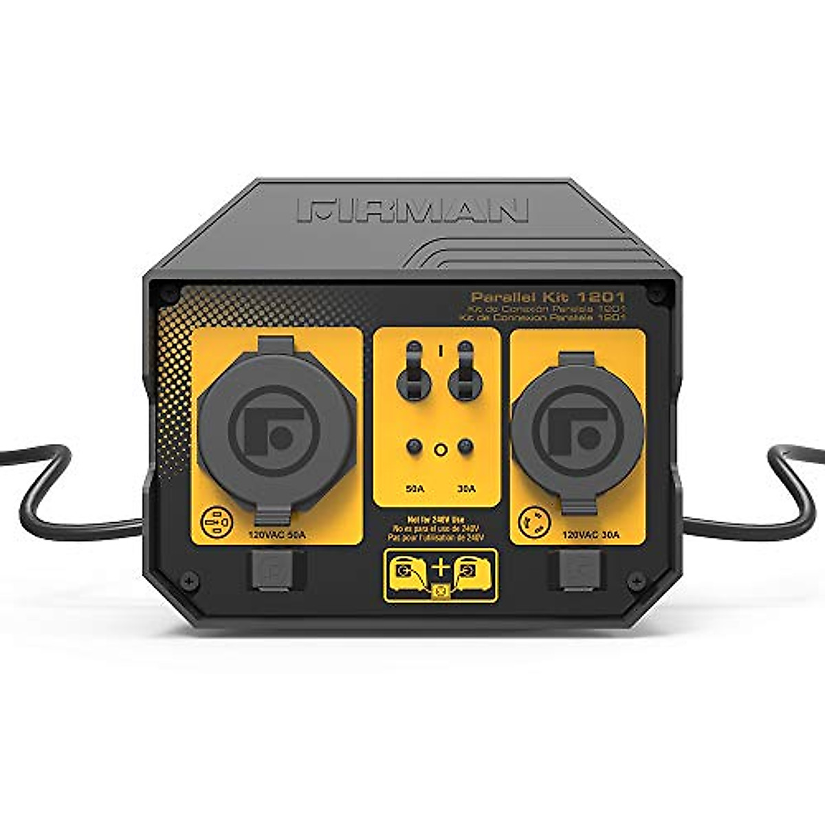Firman 1201 50 Amp Parallel Kit for Inverter Generators, Black