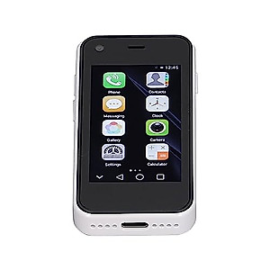 Rosvola Small 3G Smartphone, Quad Core 2.5 Inch Cellphone for Kids for Everyday Life (Pearl White)