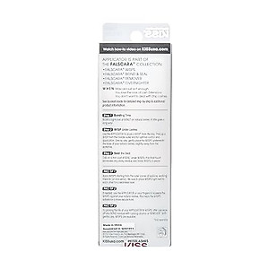 KISS Falscara Applicator, Precision Eyelash Clusters Placement, Mistake-Proof Eyelash Wisps Tweezer, Lash Tool For False Eyelash Extensions Look, Includes 1 Patent Pending Applicator