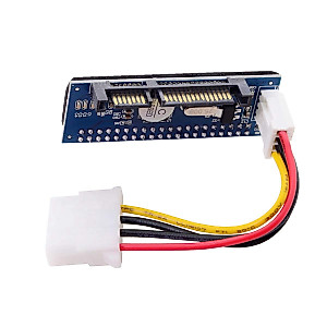 Cablecc IDE/PATA 40Pin Disk to SATA Female Converter Adapter PCBA for Desktop & 3.5" Hard Disk Drive