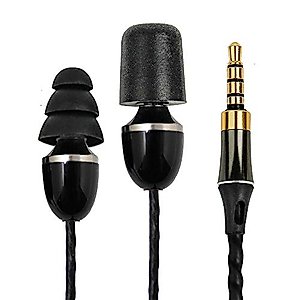 ISOtunes Wired Earplug Headphones, Recently Improved, 29 NRR, Noise Cancelling Mic, IPX5 Waterproof, Ultra-Durable Braided Wire, OSHA Compliant Noise Isolating Earbuds