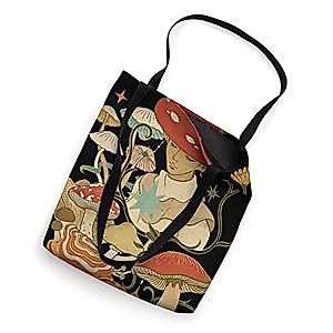Aesthetic Mushroom Garden Girl Fairycore Fairy Grunge Tote Bag