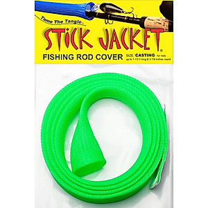 Stick Jacket Casting Fishing Rod Cover Red Shad