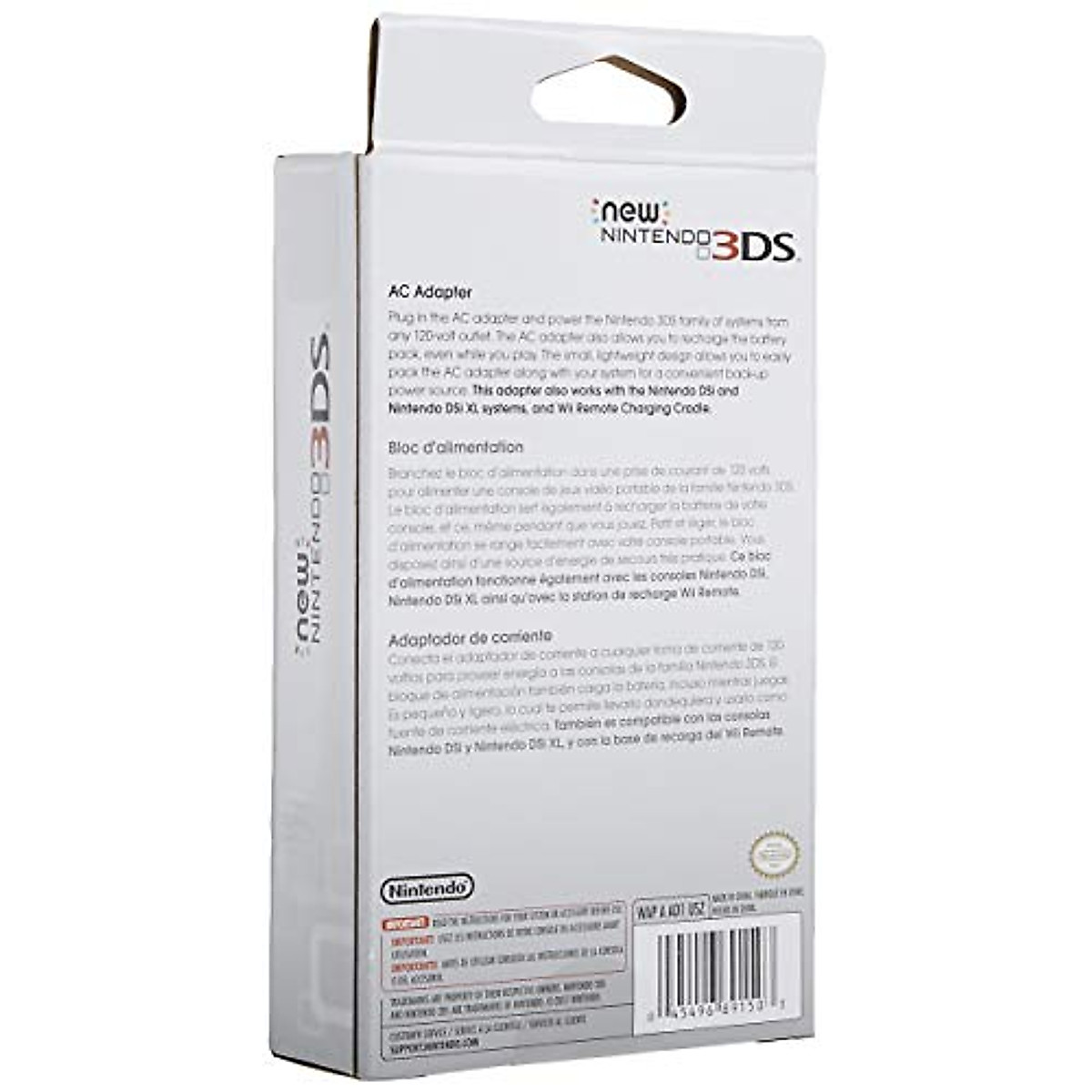 Nintendo 3DS Compatible with 3DS / 3DS XL / 2DS AC Adapter