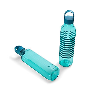 Copco Octagon Travel Water Bottle, 2-piece, Teal