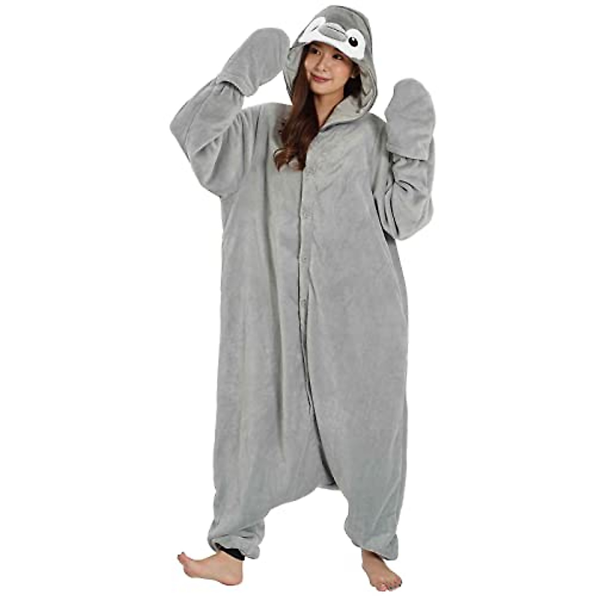 SAZAC Kigurumi - Emperor Penguin - Onesie Jumpsuit Halloween Costume