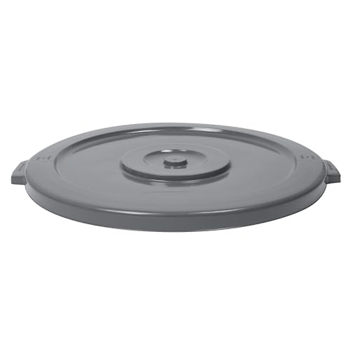 Restaurantware - LID ONLY: RW Clean Waste Container Lid, 1 Round Trash Can Lid - Waste Bin Sold Separately, For 44 Gallon Dustbin, Built-In Handle, Gray Plastic Garbage Can Lid, Heavy-Duty