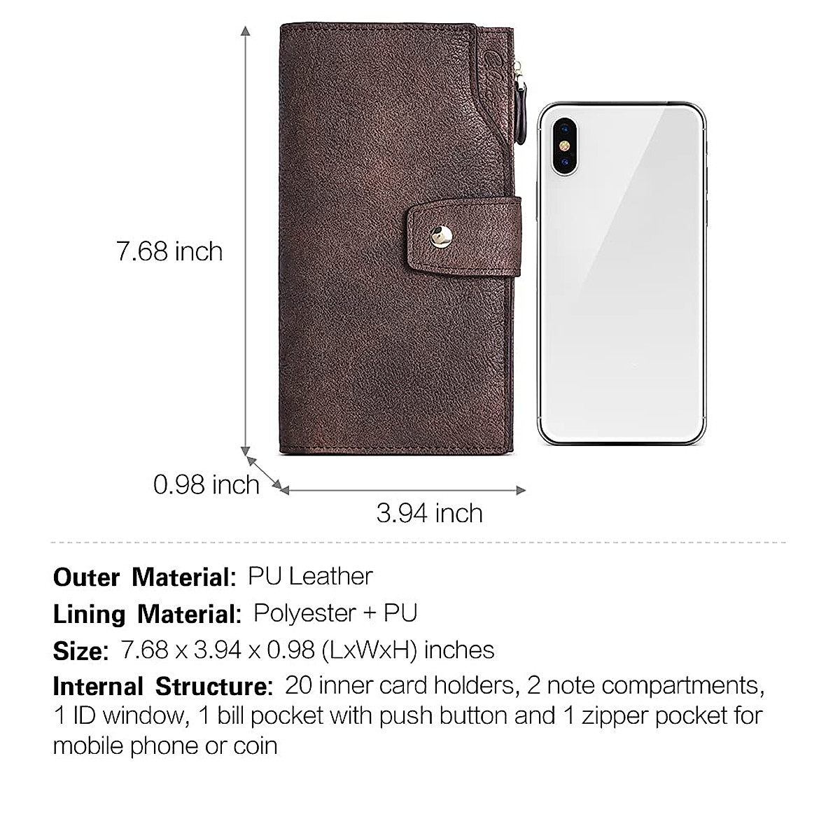 CLUCI Women Backpack Bundle with Women Wallet