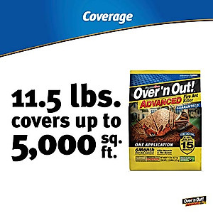 Over 'N Out 100515674 11.5 LBS Advanced Fire Ant Killer Granules, Natural