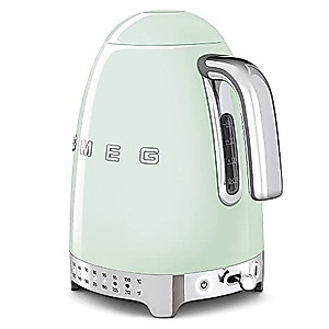 SMEG Pastel Green Stainless Steel 50's Retro Variable Temperature Kettle