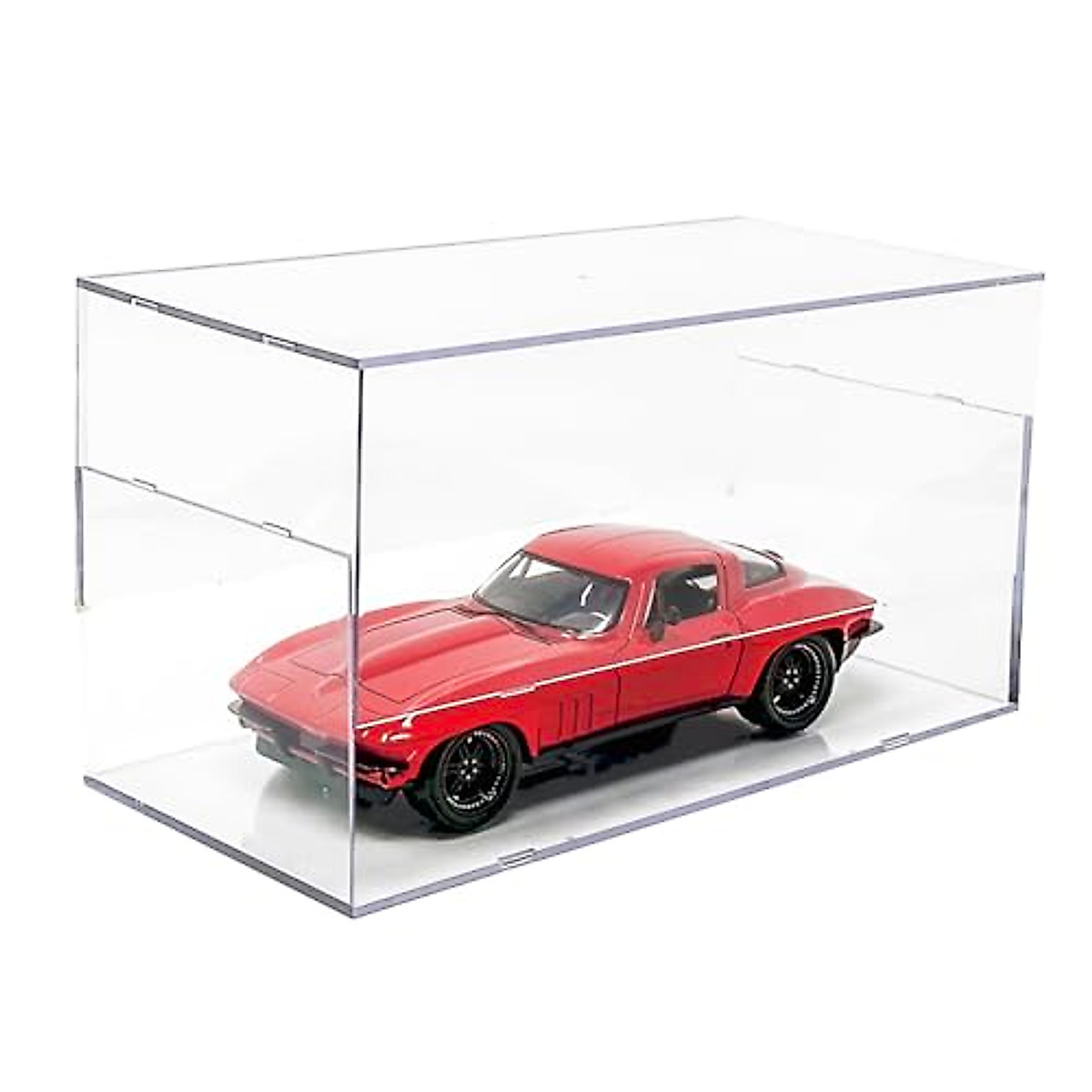THE ORIGINAL BALLQUBE Race Car Display Case 1:24 Scale Die Cast Display Case Die Cast Box Square Clear Memorabilia Die Cast Race Car Holder