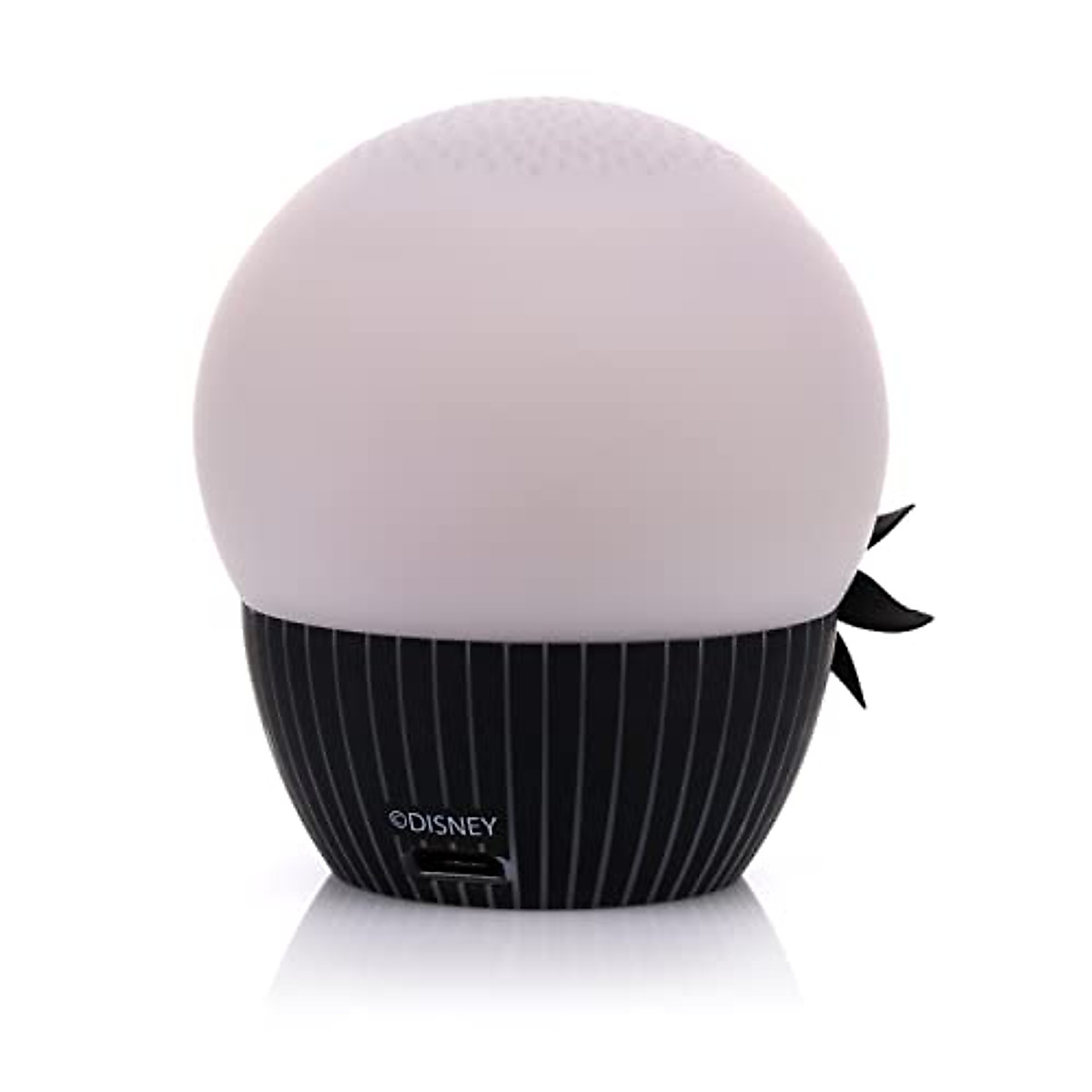 Bitty Boomers Disney: Tim Burton's The Nightmare Before Christmas - Jack Skellington Vengeful Face - Glow in The Dark - Mini Bluetooth Speaker, Multicolored