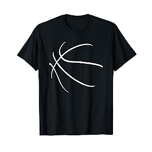 Basketball Silhouette Bball Player Coach Sports Baller Gift T-Shirt