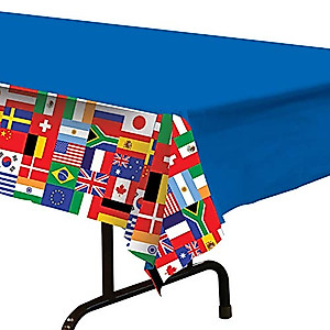 International Flag Tablecover Party Accessory (1 count) (1/Pkg)