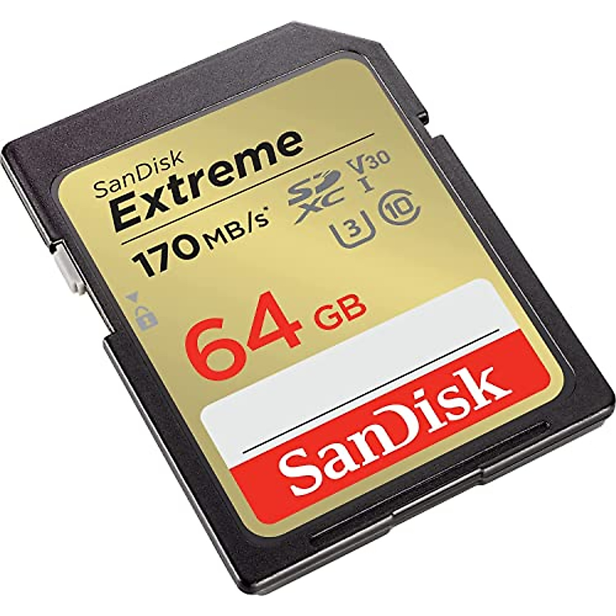 SanDisk 64GB Extreme Memory Card works with Canon EOS Rebel SL2, T6, T6i, T5i EF-S, EOS 80D, Powershot Camera SDXC 4K V30 UHS-I (SDSDXVE-064G-GNCIN) with Everything But Stromboli Combo Reader