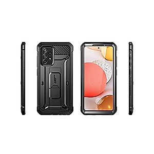 SUPCASE Unicorn Beetle Pro Series Designed for Samsung Galaxy A52 4G/5G (2021) Case, Full-Body Rugged Holster & Kickstand Case with Built-in Screen Protector for Galaxy A52s (Black)