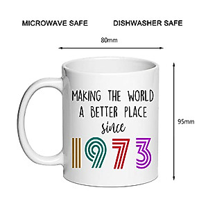 SIUNY 50th Birthday Gifts for Women, 1973 Birthday Gifts for Women, Novelty 50 Year Old Birthday Gifts for Women, 1973 Birthday Gifts for Men, 50 Year Old Gifts for Men, Cheers to 50 Years,11 oz