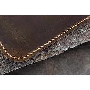 Vintage retro leather new macbook pro 14 15 16 inch sleeve case/macbook air leather bag cover MAC05SF-B