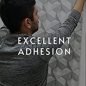 ROMAN’s PRO-543 Universal Border and Wallpaper Adhesive for Home Improvement, White, 1 Gallon (250 Sq. Ft.)