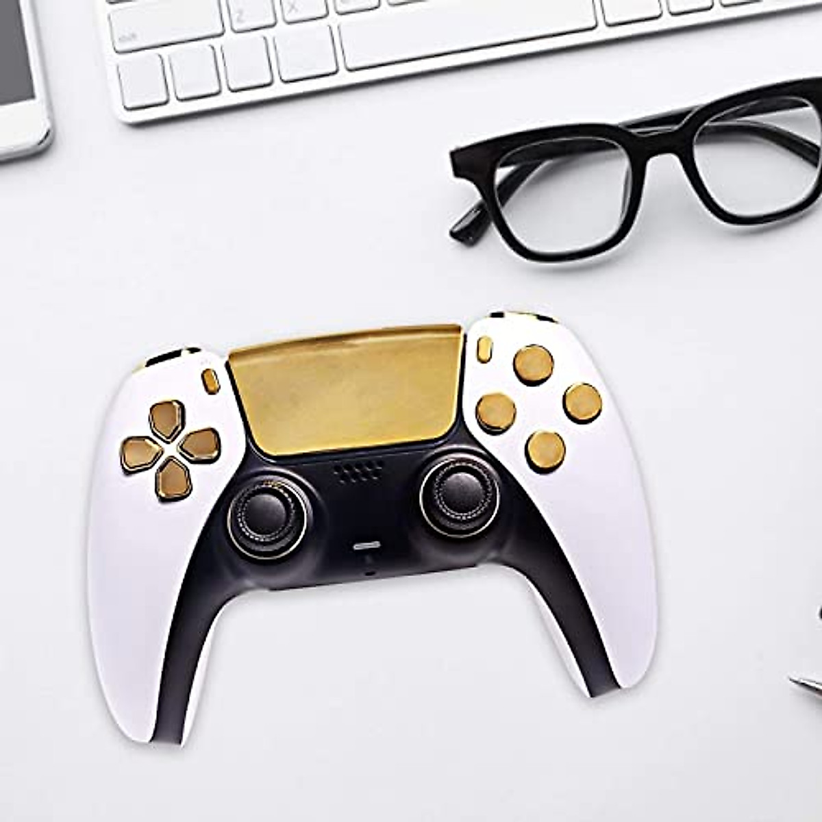 CHEXANK A Full Set Of Handle Protection Shell Plus Button Handle Accessoriesï¼ˆGoldenï¼‰