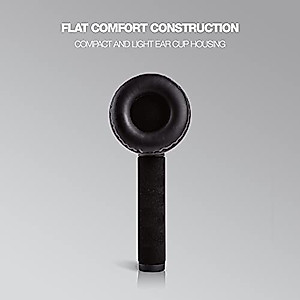 Reloop RHP 10 Mono Professional One-Ear Headphone with 50mm Neodymium Driver, Black