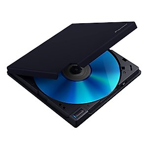 Pioneer BDR-XD08UMB-S Pinnacle of The XD08 Series with a Matte-Black Body USB 3.2 Gen1 (USB Type-C) / 2.0 Slim Portable BD/DVD/CD Writer Features The Latest high-Grade Rubber Coating