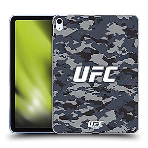 Head Case Designs Officially Licensed UFC Camouflage Logo Soft Gel Case Compatible with Apple iPad Air 2020/2022