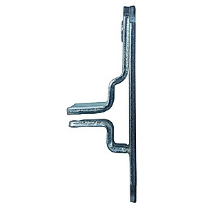 JQuad Trailer Door & Ramp Locking Hasp -4" Mounting- Cam Lock Latch Keeper -Zinc- Made in The USA