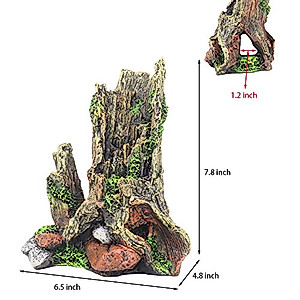 Ulifery Tree Trunk Aquarium Decoration Decaying Log